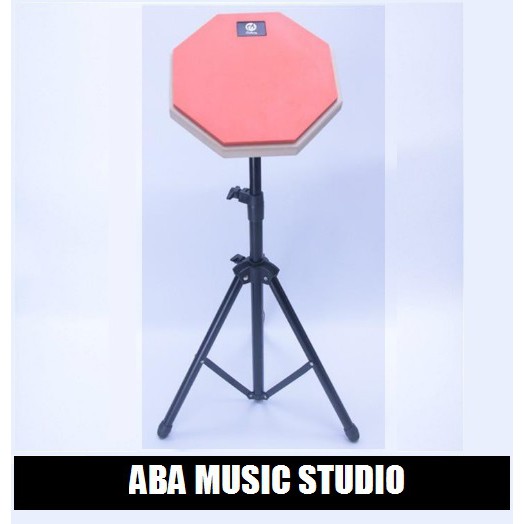 DRUM PAD PRACTICE 8" with stand (Orange) | Shopee Malaysia