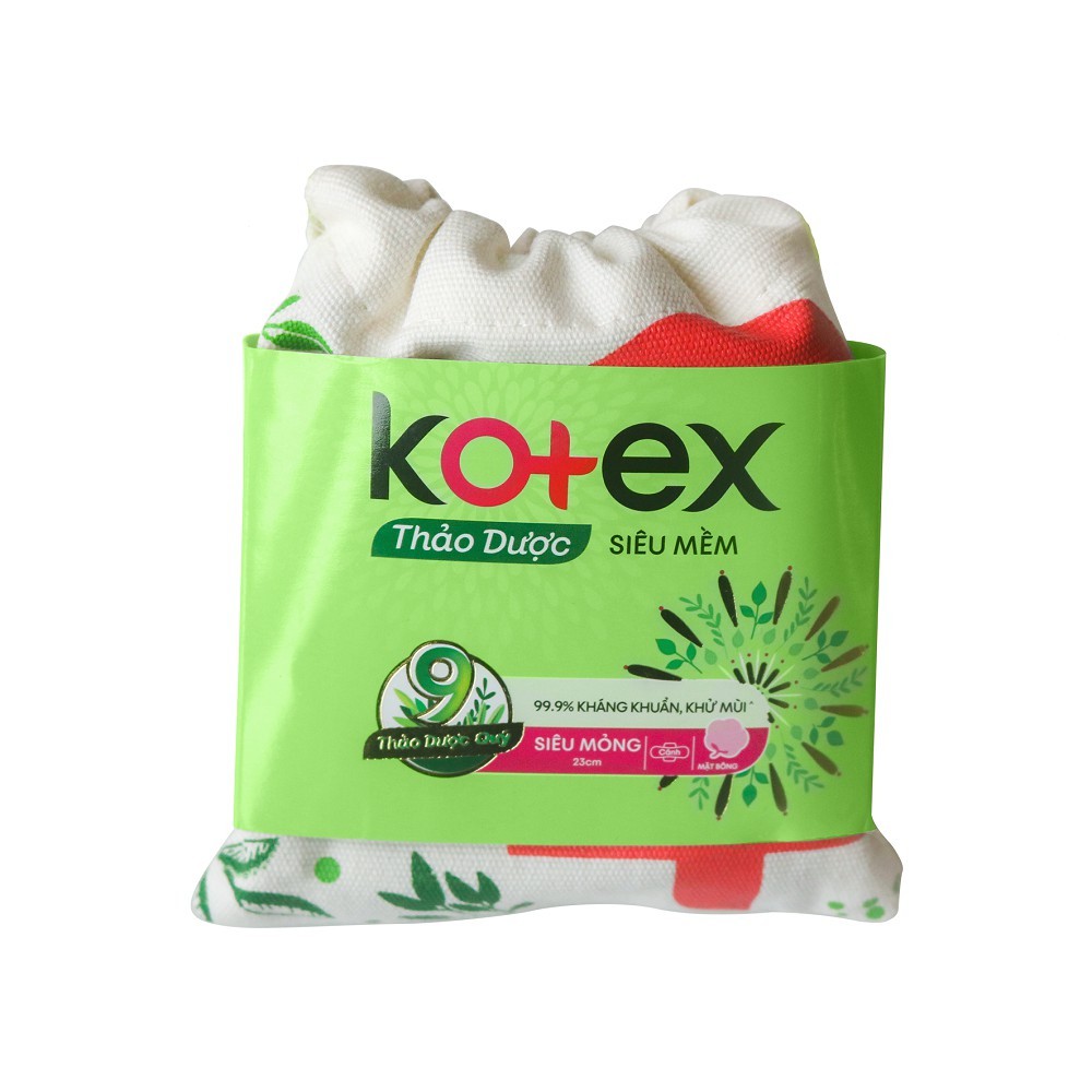Kotex herbal sanitary napkins 4 sample packs | Shopee Malaysia