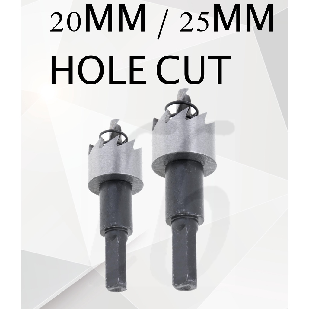 HOLE SAW HIGH SPEED STEEL HOLE CUTTER 20MM 25MM | Shopee Malaysia