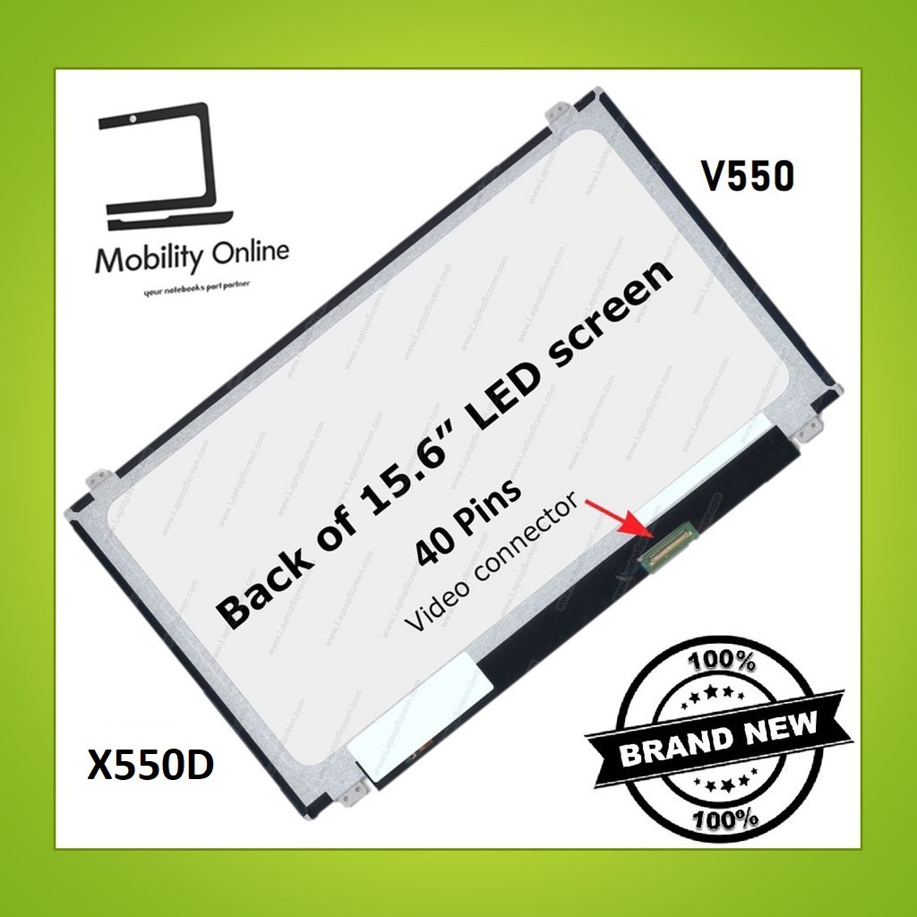 Asus S56C V550 X550D X550E Laptop LCD LED Screen | Shopee Malaysia