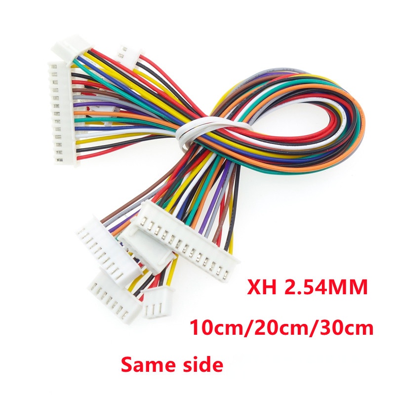 10PCS XH2.54 Electronic Wire Terminal Wire Double Head 10cm/20cm/30cm Cable 26awg Double Head ...