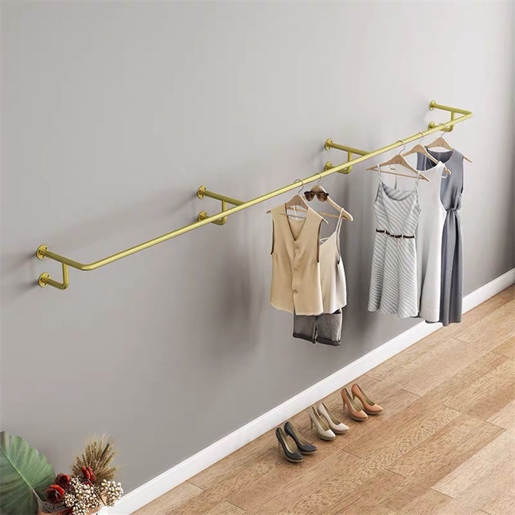 Ready stock Clothing Store Display Rack Wall Hanger Women's Side ...