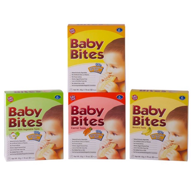 BABY BITES 50g Original/Banana/Carrot/Vege/Apple | Shopee Malaysia