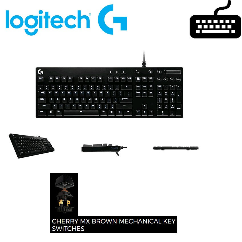 Logitech G610 Orion Brown Backlit Mechanical Gaming Keyboard | Shopee ...