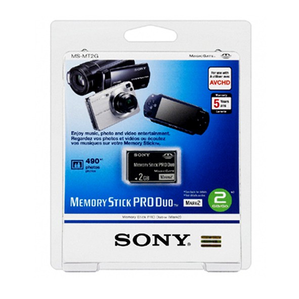 Sony MXS-M2GST/X Memory Stick Pro Duo Magicgate MSAC-M2 Adapter ...