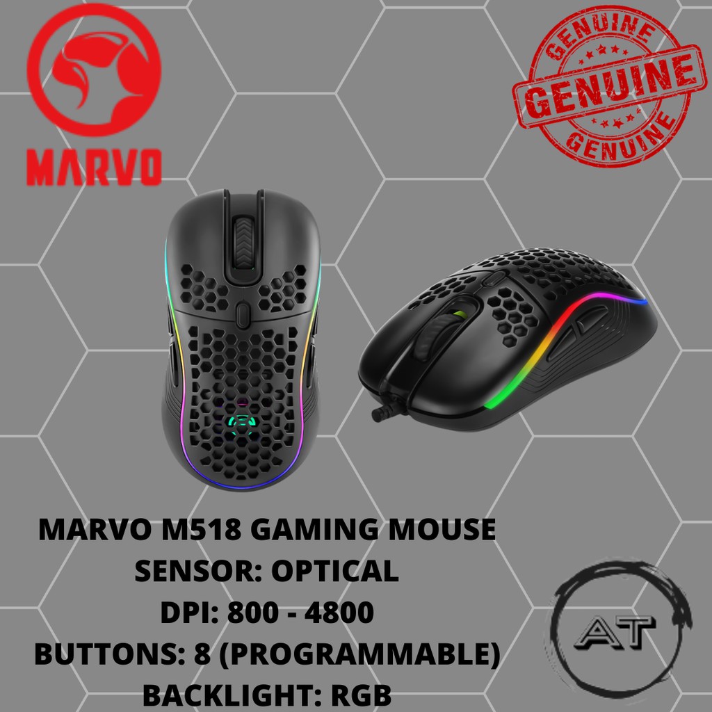 MARVO M518 GAMING MOUSE | Shopee Malaysia
