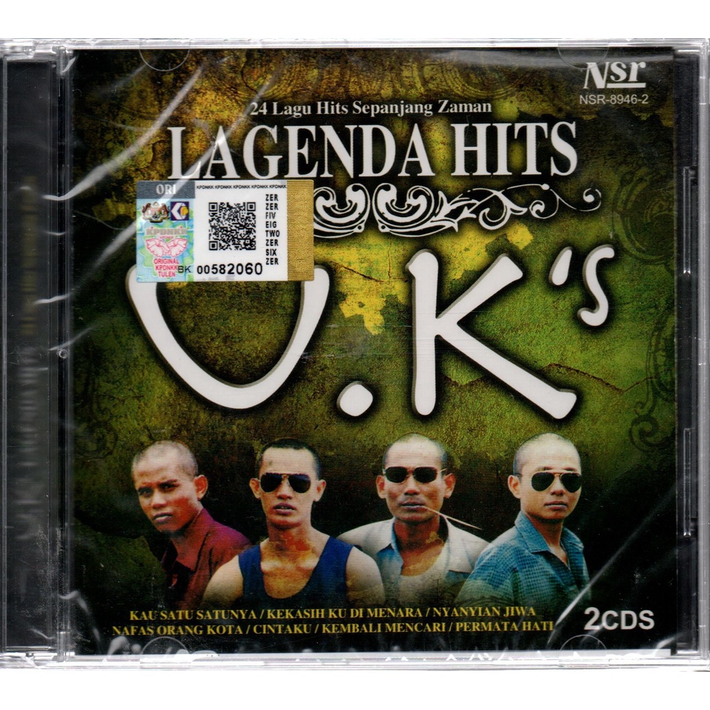 2CD - U.K's (UKAY'S) : Lagenda Hits (24 Lagu-Lagu) | Shopee Malaysia