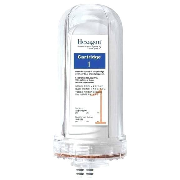 Hexagon Alkaline Water Filtration System 2 - Ceramic Filter Casing ...