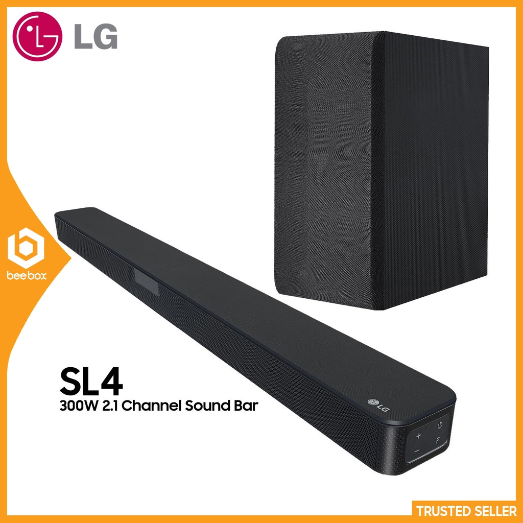 LG SL4 2.1 Channel SoundBar (300W) | Shopee Malaysia