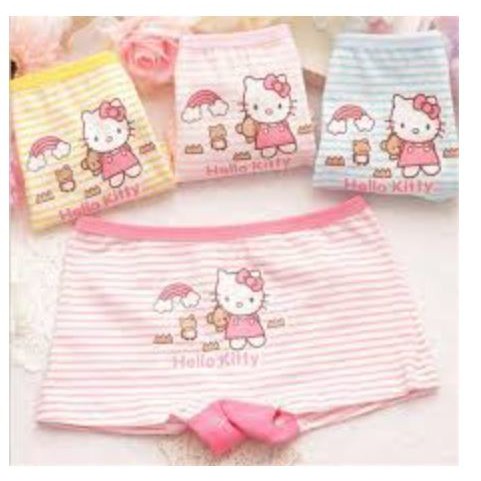 3pcs Boxer Hello Kitty Girl Boxer Girls Underwear Spender Underwear ...