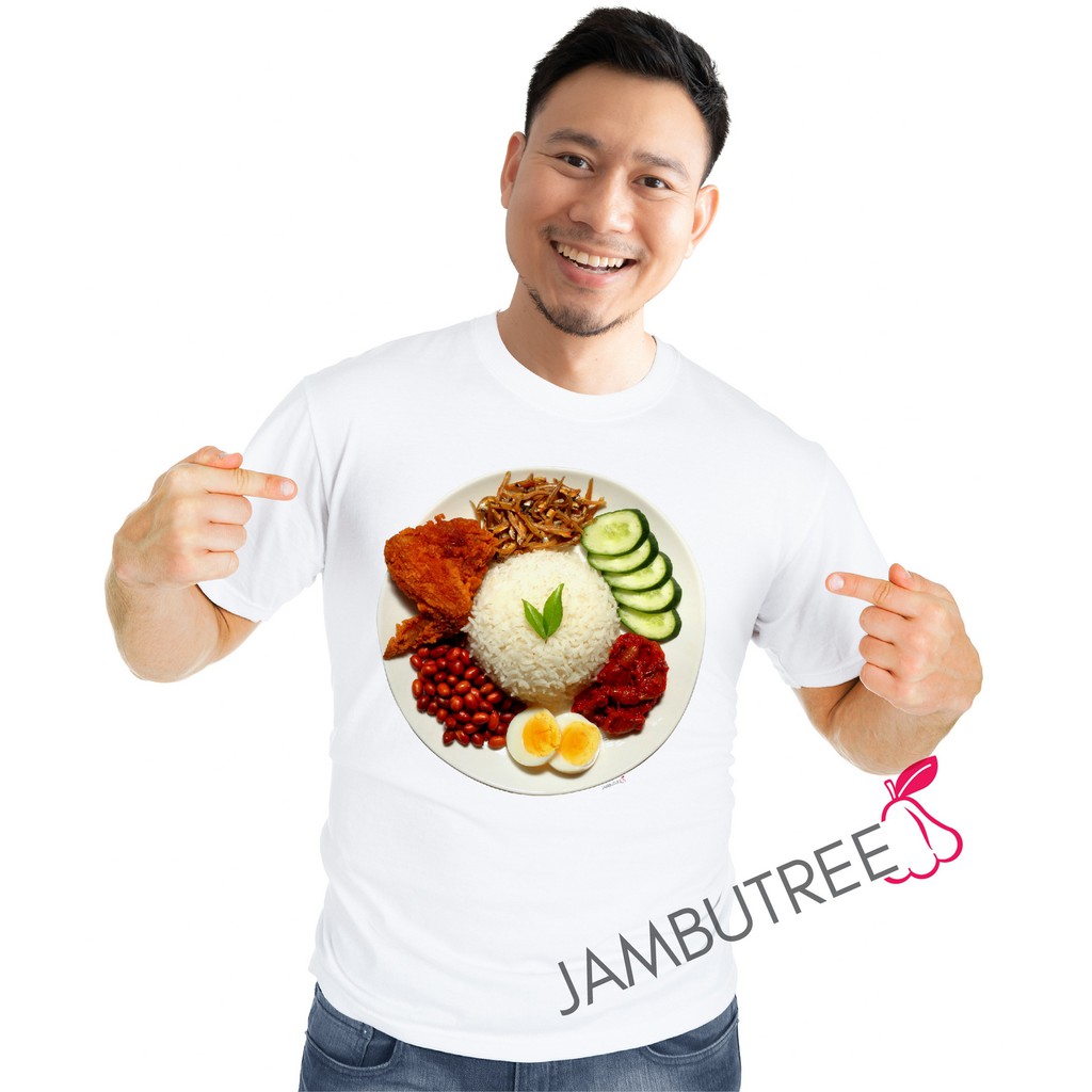 Jambutree Nasi Lemak Malaysia Foodie Food breakfast T-Shirt Streetwear ...