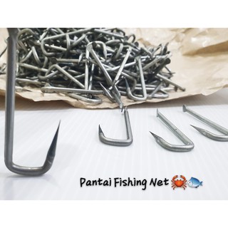 Iron(Besi) Stingray Hooks (Ikan Pari) 300 Pcs One Size Premium Quality ...