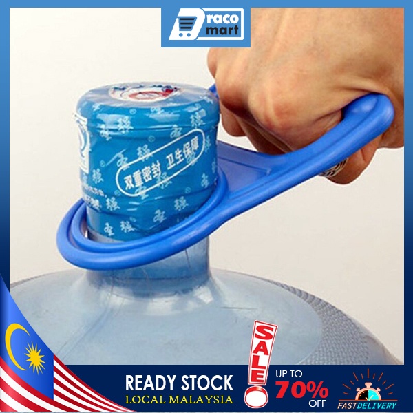 DRACOMART Plastic Bottled Water Pail Bucket Handle Water Upset Bottled ...