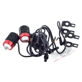 UNIVERSAL VRX MOTORCYCLE SPOTLIGHT MINI SET - BLACK /2 IN 1 SET FOR ...