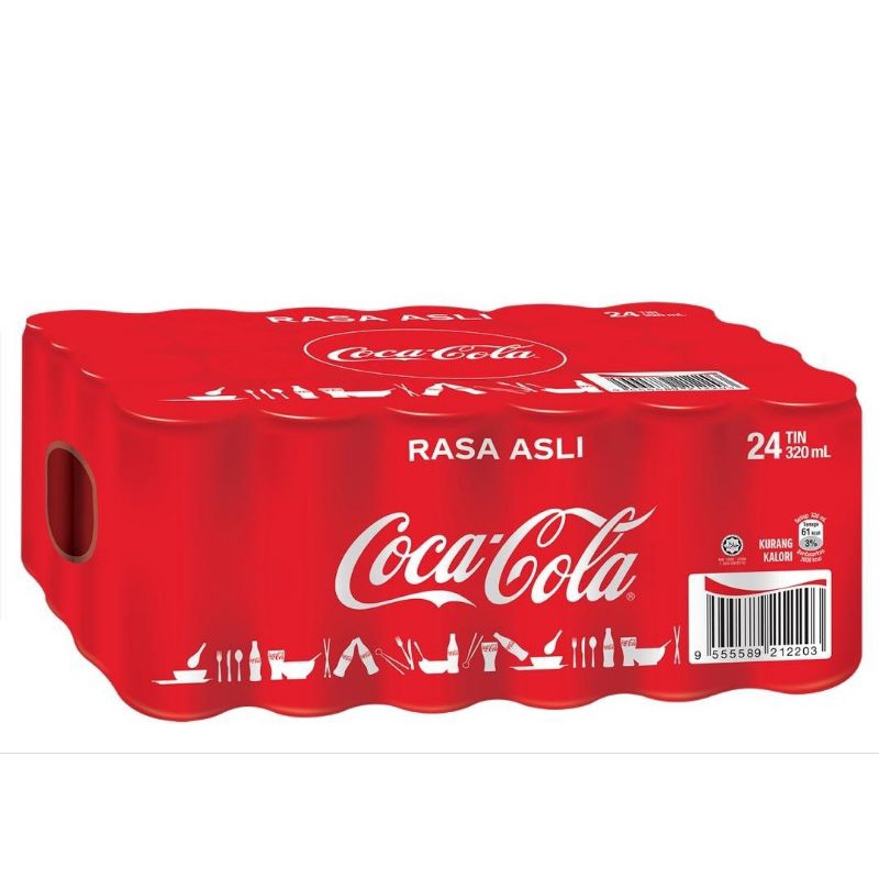 (Ready stock)COKE CLASSIC / ASLI 24X320ML | Shopee Malaysia