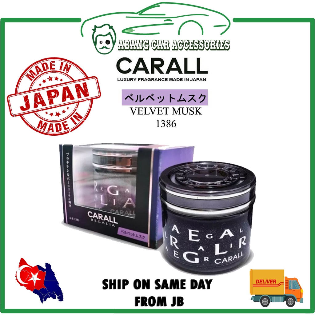 Made in JAPAN Carall Regalia Silver Velvet Musk Car Freshener Perfume 65ml ready stock FAST ...