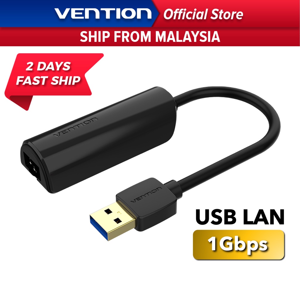 VENTION USB Ethernet Adapter Gigabit Network LAN Converter RJ45 ...