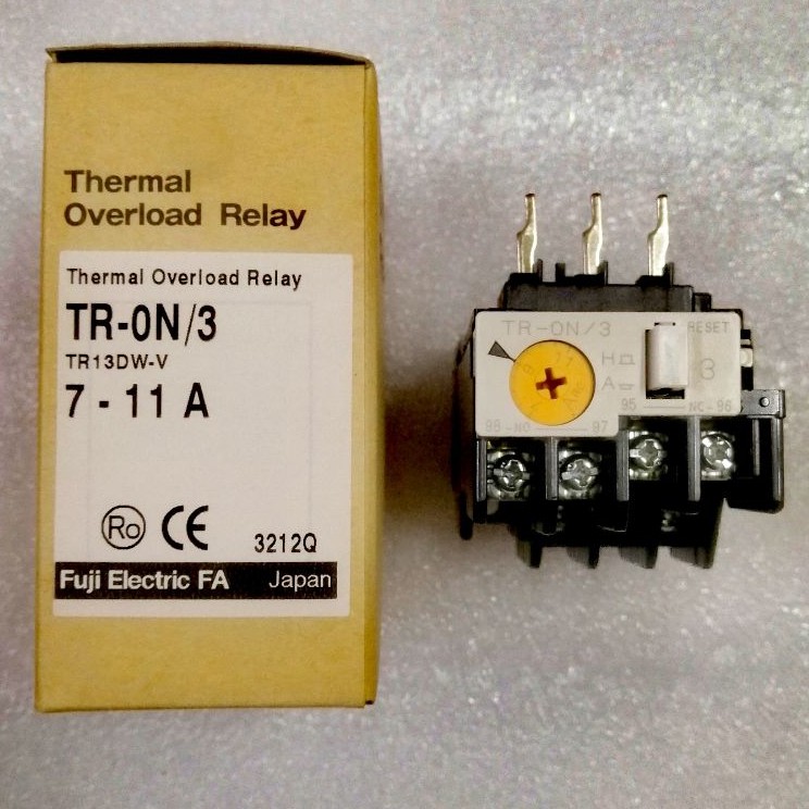 LIMITED STOCK!!! FUJI TR-0N/3 7 ~ 11A Thermal Overload Relay | Shopee ...