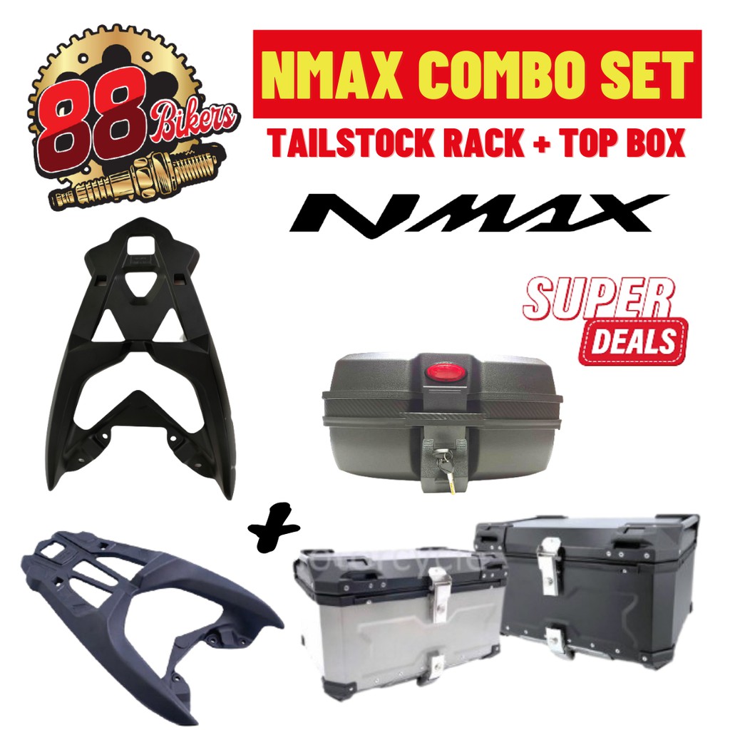 YAMAHA NMAX 2020 V1-V2 TAILSTOCK SHELF WITH LUGGAGE RACK INCLUDE TOP ...