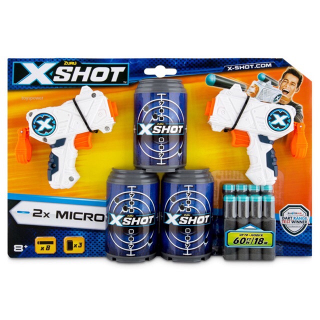 ZURU X-SHOT 3621-2X MICRO BLASTER TOYS | Shopee Malaysia