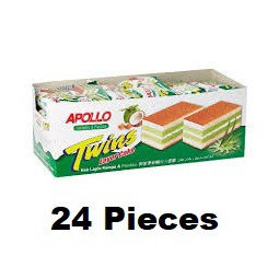 24 Pcs 2020 Apollo Coconut + Pandan Twins Layer Cake HALAL (LOCAL READY ...