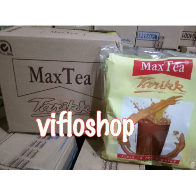 Cardboard & Retail Max Tea Tarik Renceng (10 pcs x 25 grams) | Shopee ...