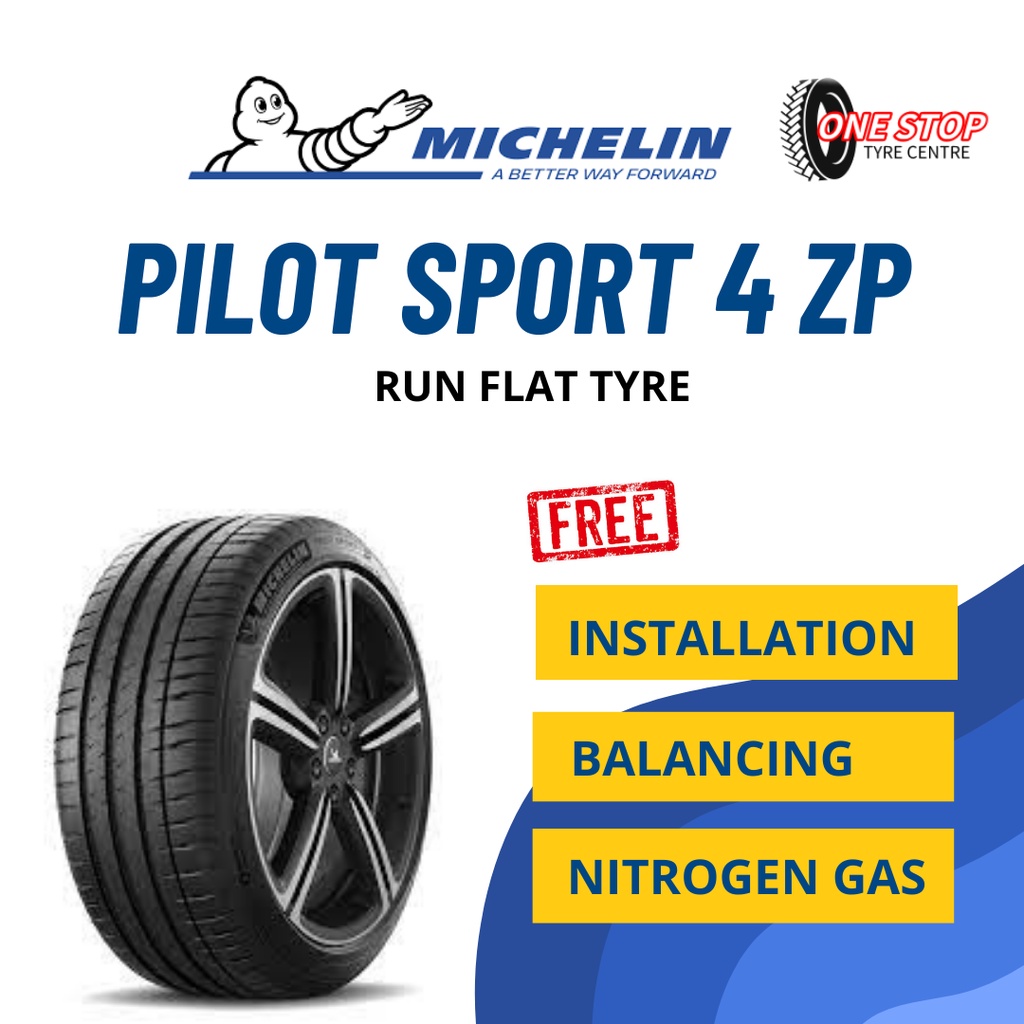 [Run Flat] Michelin Pilot Sport 4 ZP PS4ZP Tyre 17 18 19 Inch RFT SSR Mercedes BMW Audi 225 45 ...