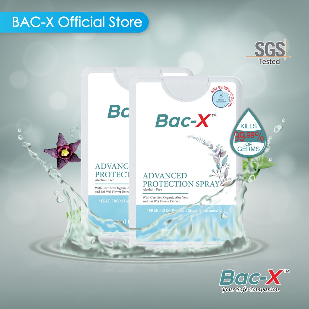 [COMBO 2 ITEMS] Bac-X Advanced Protection Spray 20ml | Shopee Malaysia