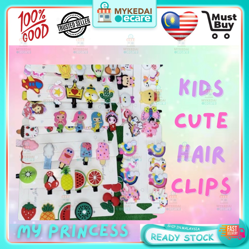 Klip rambut kanak-kanak comel_Girls Children Hair Clip_Cute Cartoon ...