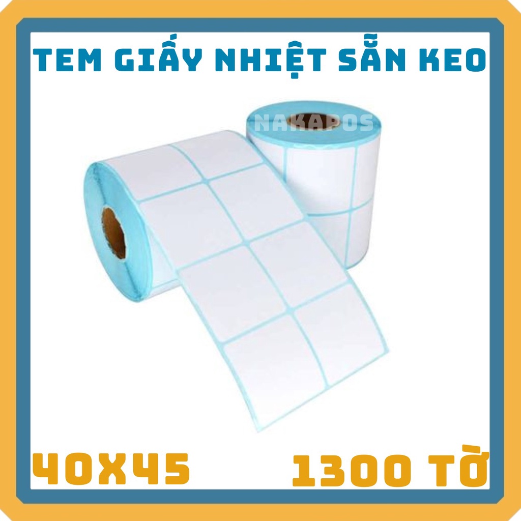 Barcode printing paper 40x45 type 2 stamps per row (1 roll of 30 meters ...