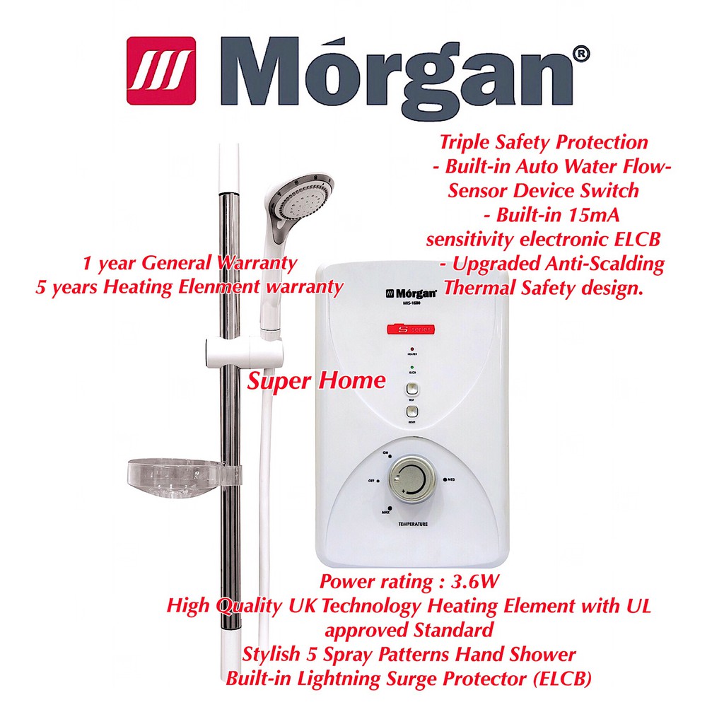 Morgan Water Heater MIS-1600 (Non-Pump) Surge Protector | Shopee Malaysia