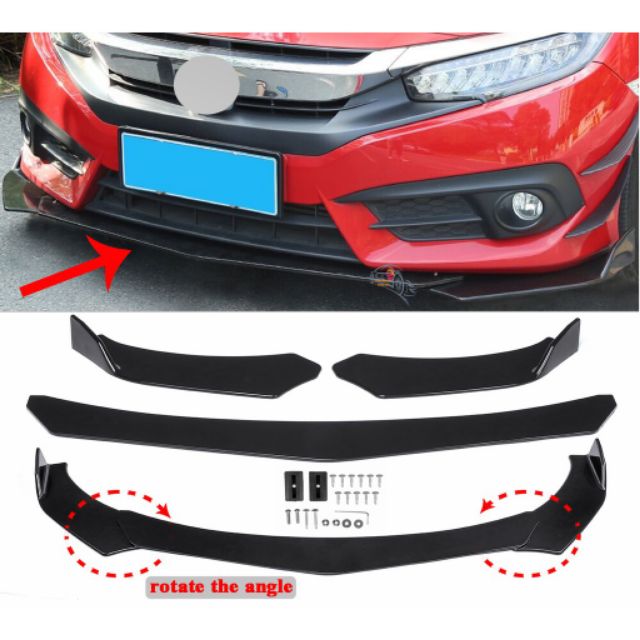 Universal Front Car Bumper Diffuser betongbodykit promo BODYKIT MURAH ...