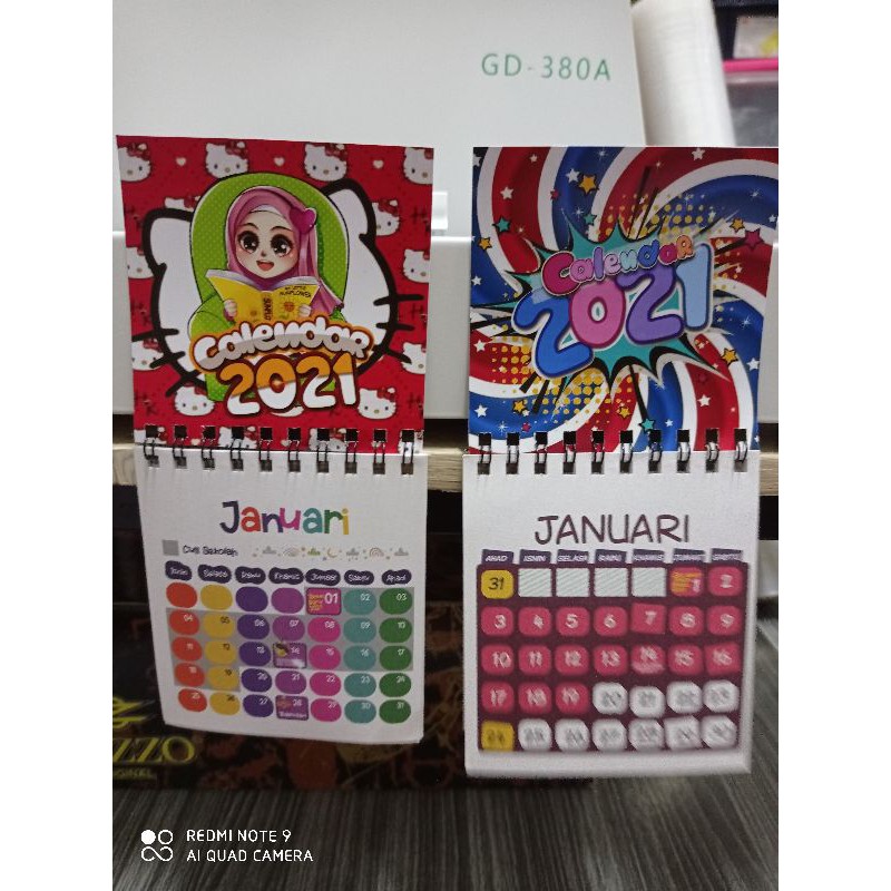 Mini calendar 2021 with magnetic | Shopee Malaysia