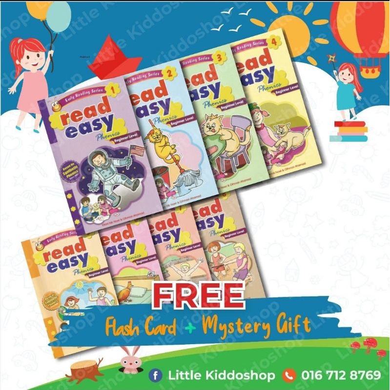 Set Kids Book Buku Budak School English Read Easy | Shopee Malaysia