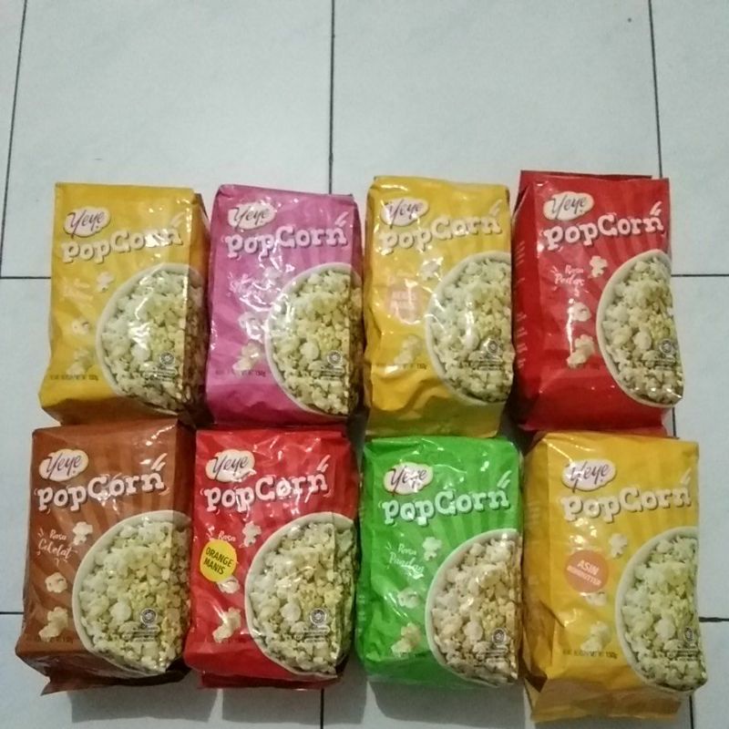 Yeye Popcorn Ye Ye pop corn 150 gr American corn Popcorn 150gr | Shopee ...