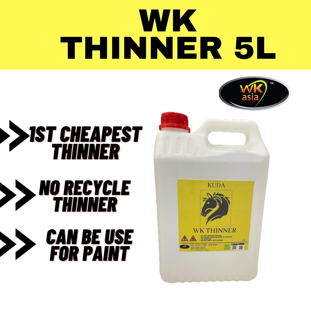 WK THINNER 5L PVC READY STOCK | Shopee Malaysia