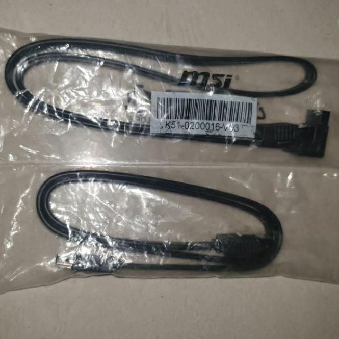 Original MSI 6 Sata Cable contains 2 pcs | Shopee Malaysia