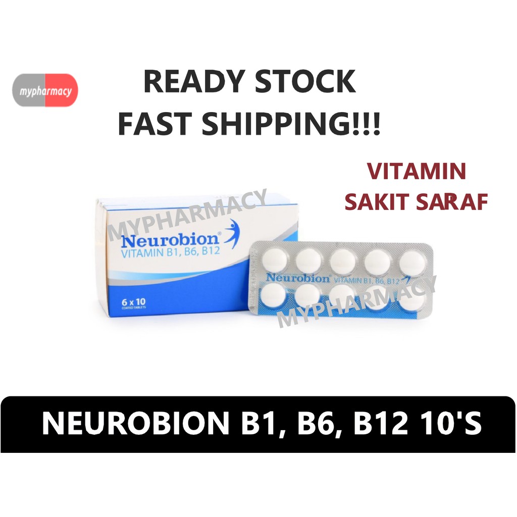 NEUROBION B1, B6, B12 TABLET 10'S | Shopee Malaysia