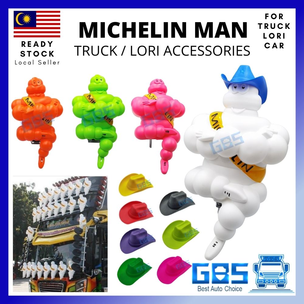 GBS Truck Michelin Man Lori Patung Michelin Truck LED Accessories Lorry ...
