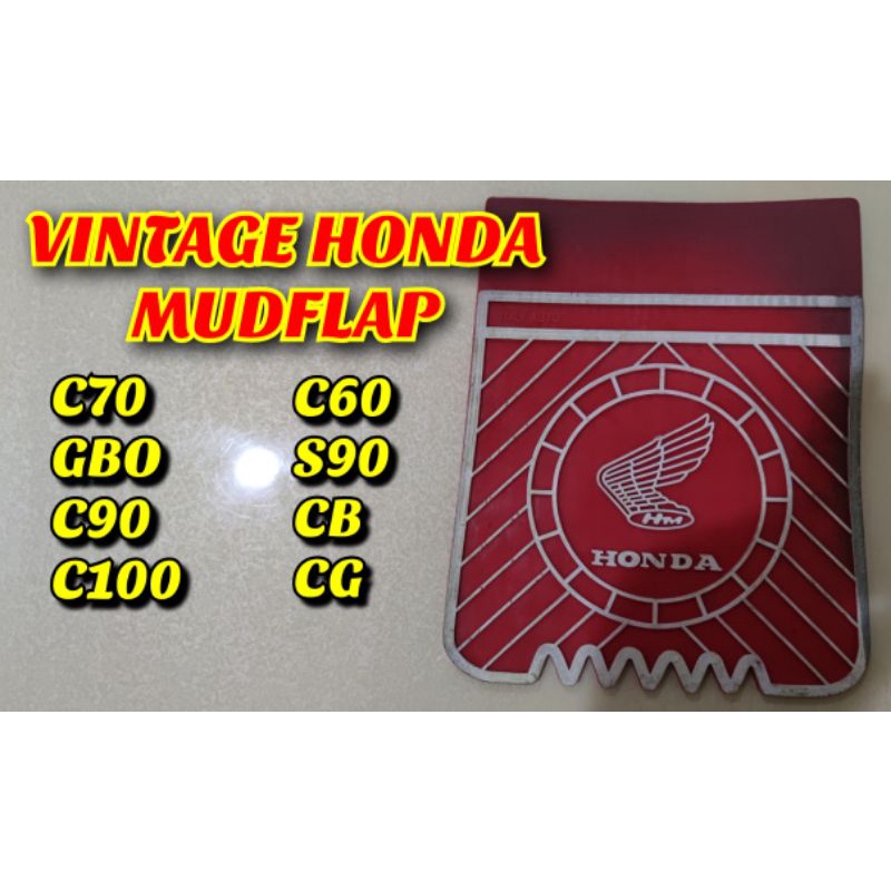 MUDFLAP YAMAHA HONDA CUB C70 C90 GBO Y80 Y100 FAME SUIS SWITCH SEAT SIT ...