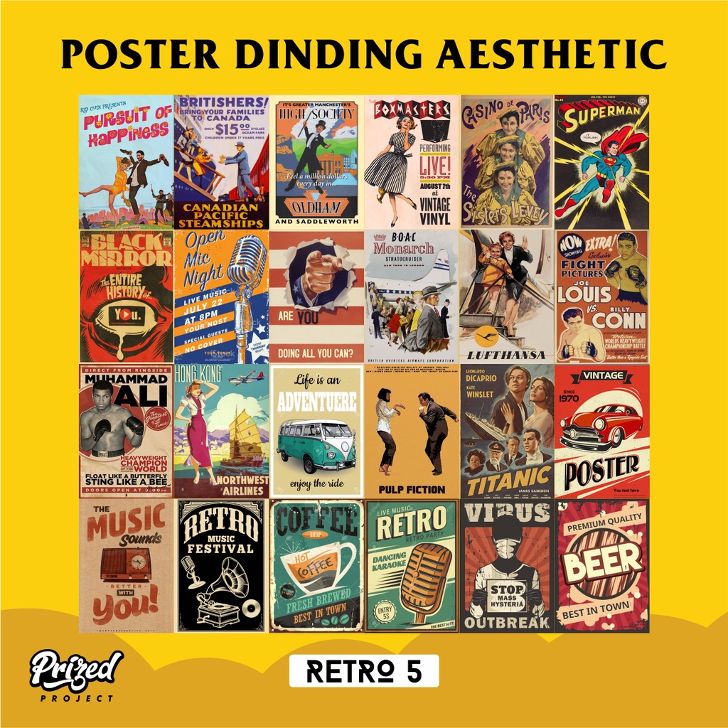 Aesthetic Poster | Aesthetic Poster | Poster | Retro Vintage Poster ...