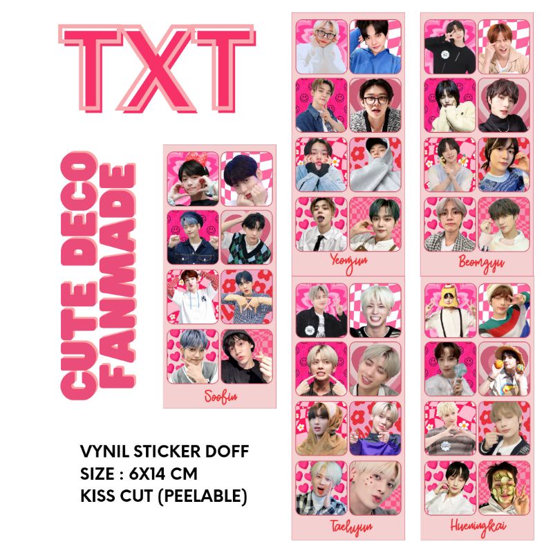 Sticker CUTE DECO FANMADE TXT | Shopee Malaysia