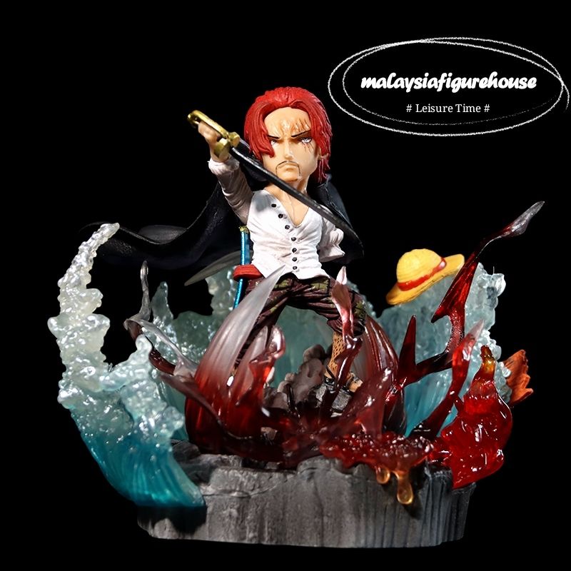 🔥READY STOCK🔥ONE PIECE G5 RED HAIR SHANKS FOURTH EMPEROR LUFFY ZORO ...