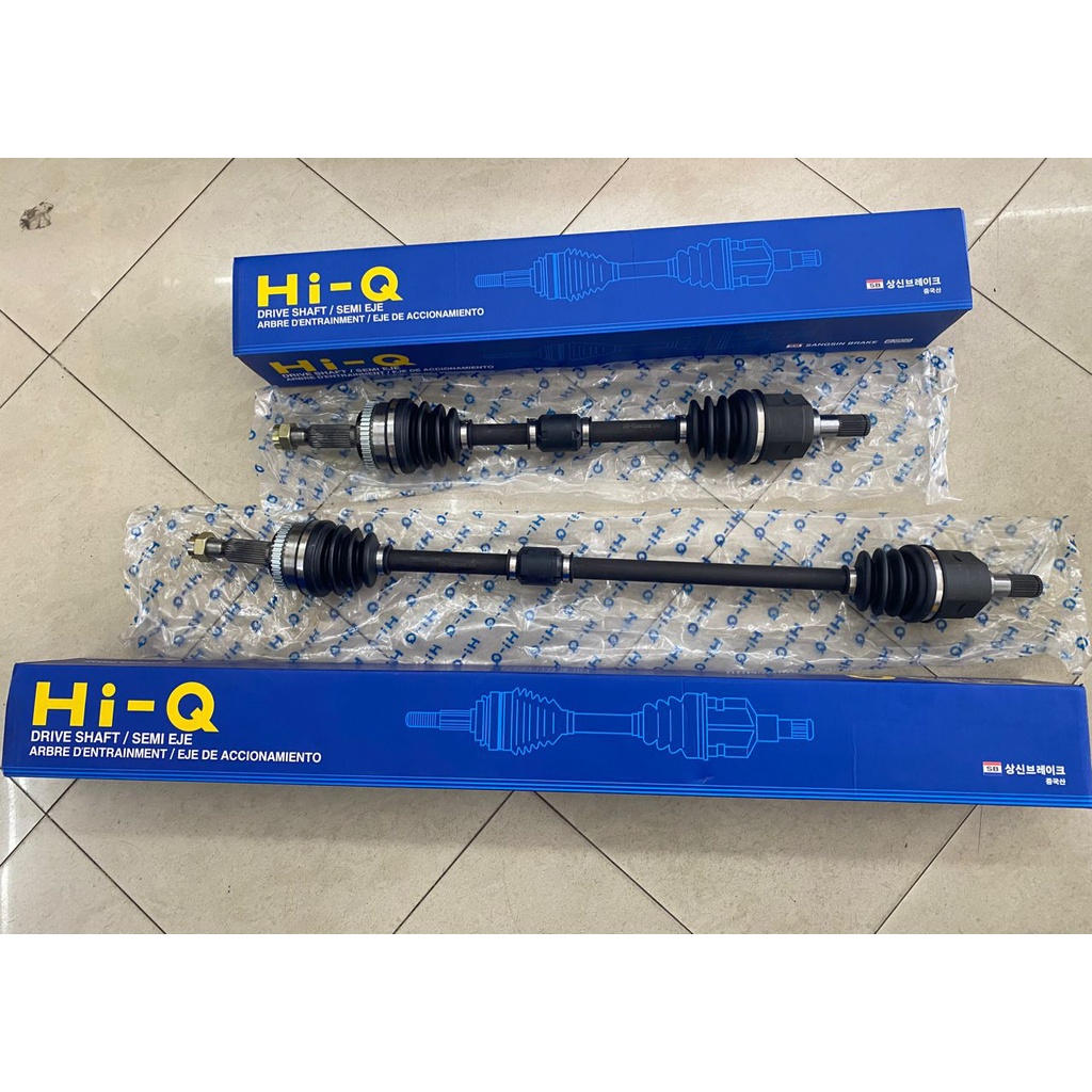 DRIVE SHAFT LEFT & RIGHT (KOREA BRAND : HIQ) [LH D13033 / RH D13035 ...