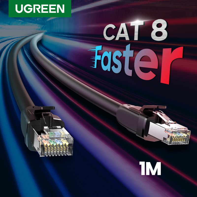 UGREEN Cat 8 40G 2000Mhz Ethernet Cable 1 meter (Round)( Ready in ...