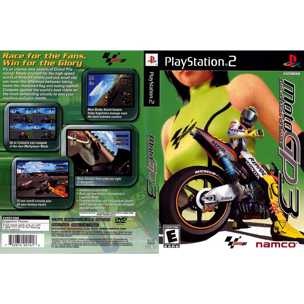 PS2 GAME COLLECTION MOTOGP 3 (CD Version) | Shopee Malaysia