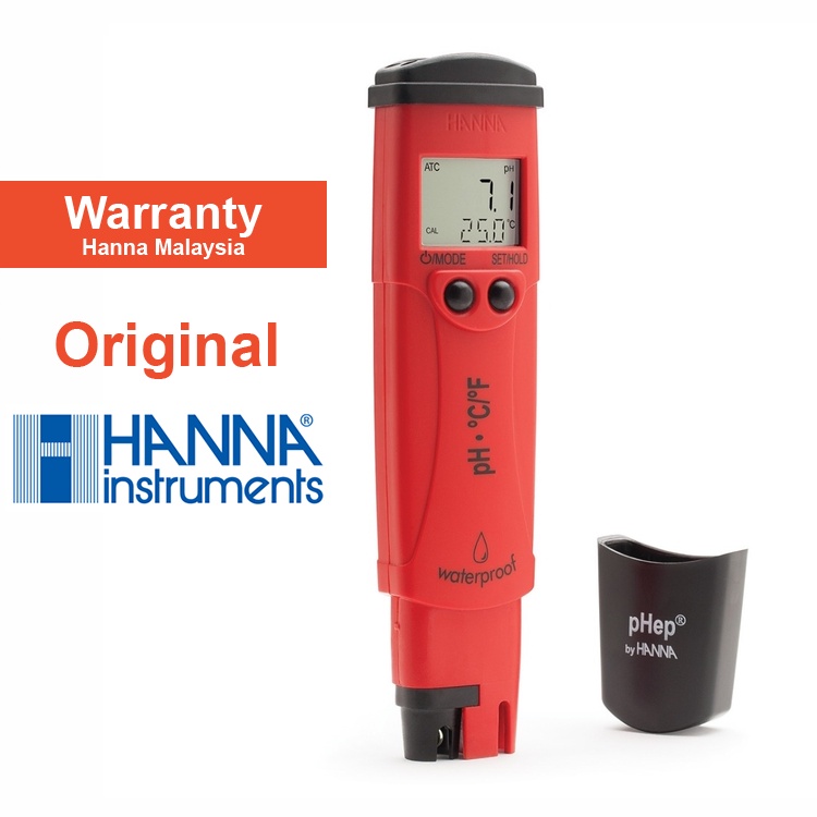 Hanna HI98127 / HI98128 pHep®4 or pHep®5 pH Tester Meter + Temperature ...