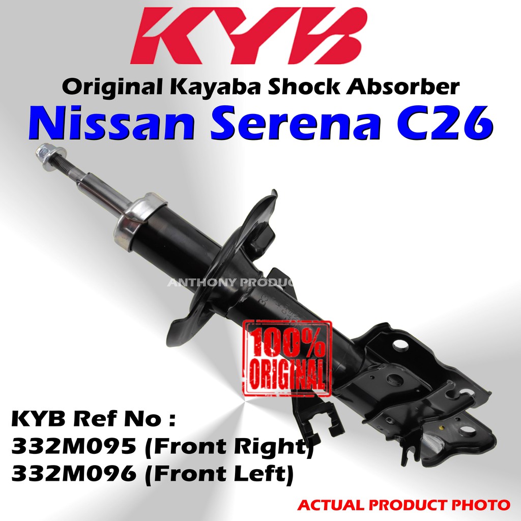 KYB Nissan Serena C26, C27 2010-2026- Front / Rear Shock Absorber ...