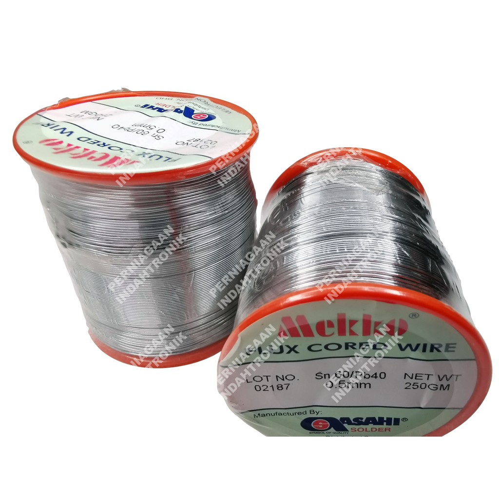 Mekko (ASAHI) WC60B05FM 0.5mm 250g Solder Lead Timah Flux Cored Wire ...