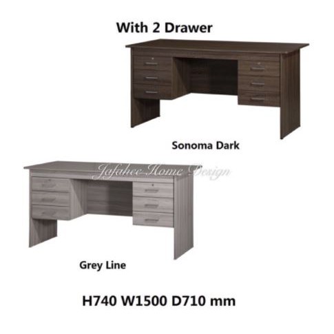 JHD Su 325 - 5 Feet Executive Table / Meja Tulis / Office Table (WITHOUT DRAWER) | Shopee Malaysia
